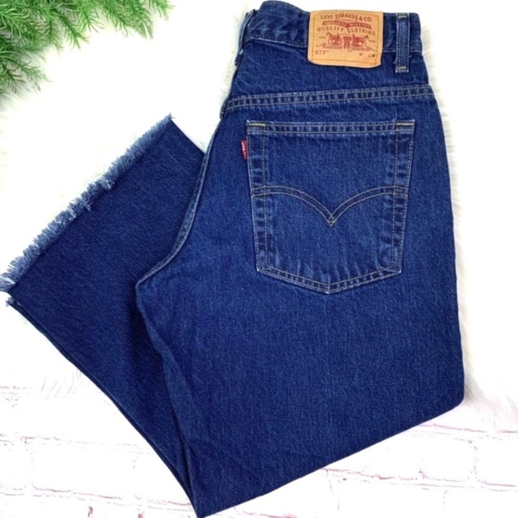 Levi's | Jeans | Soldvintage Levis 577 Loose Fit Culottecropclam Digger ...